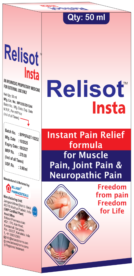 Relisot Insta roll-on - bellasotpharma.com